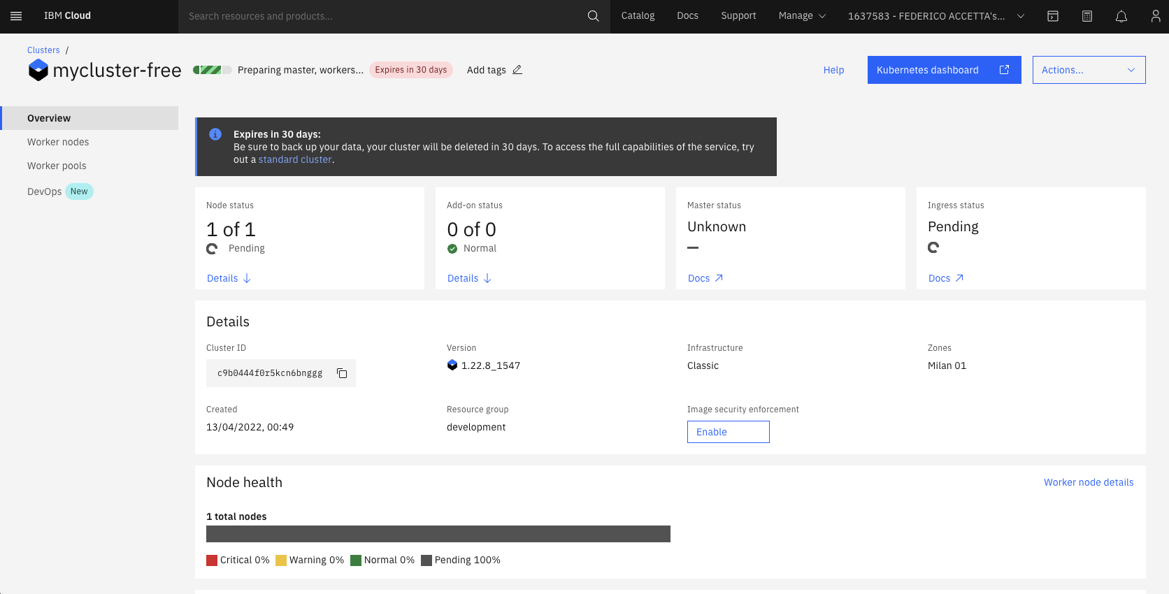 Create A Managed Kubernetes Cluster On Ibm Cloud Kubernetes On Ibm Cloud